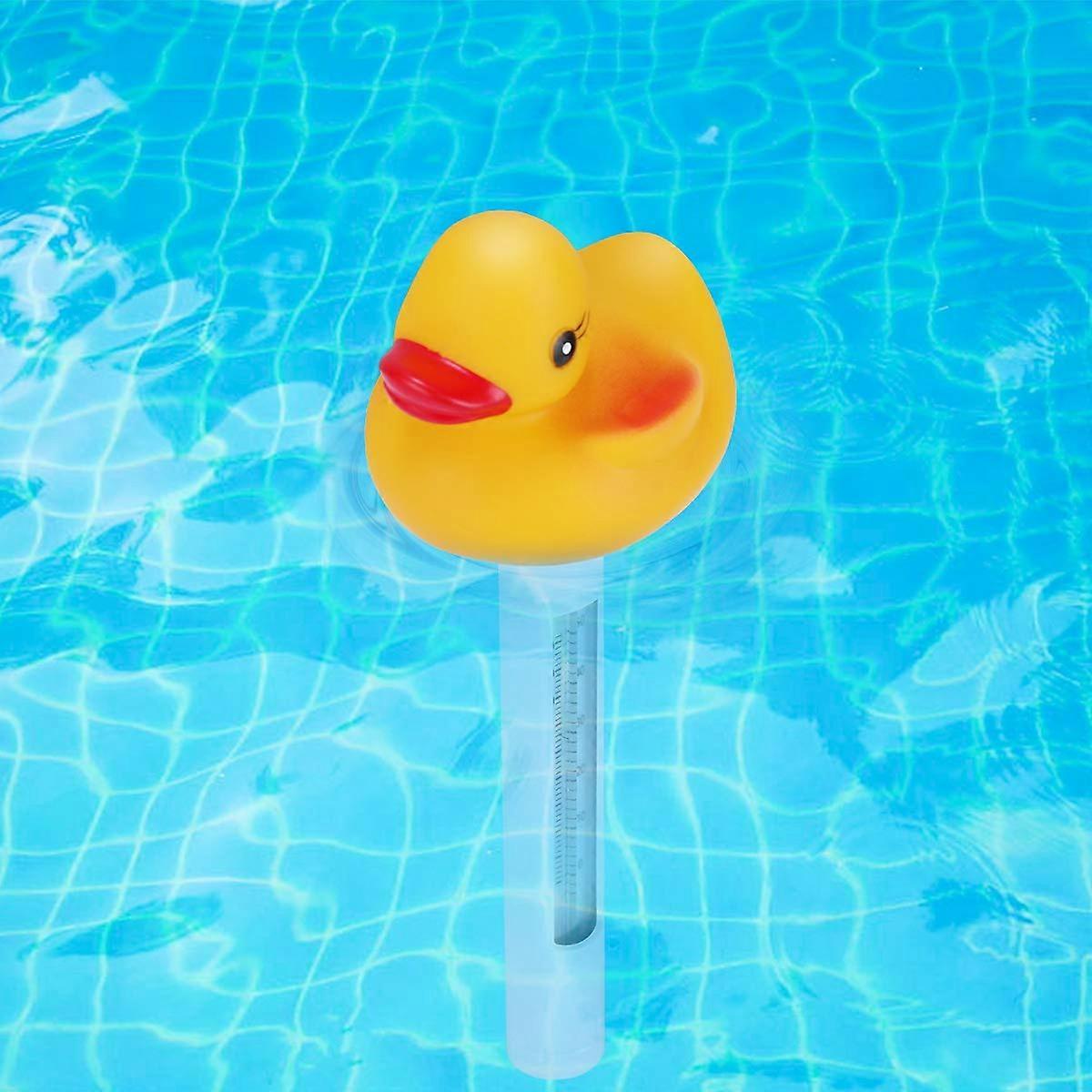 Swimming Pool Thermometer, Burst Resistant Duck Shaped Floating Water ...