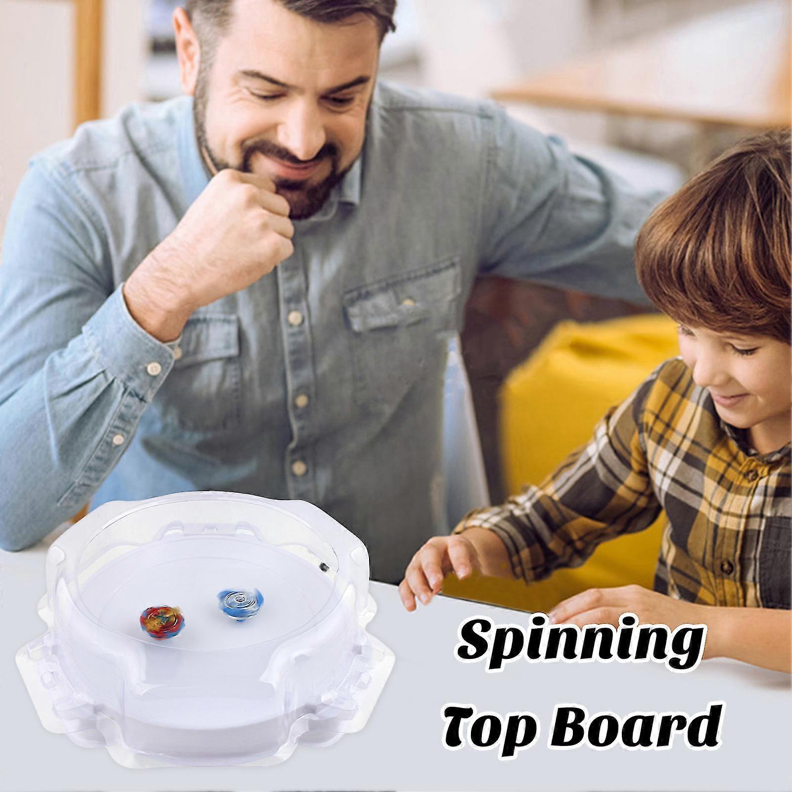 Spinning Top Battle Board Clear Plastic Heavy Duty Bowl-shape ...