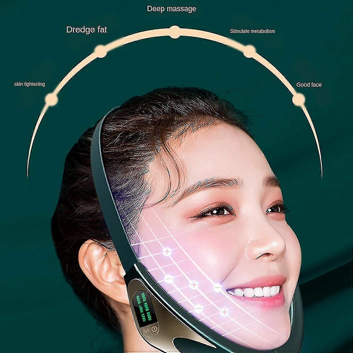 Electric V-face Device, 6 Modes / 11 Speeds Micro-electric Face Lifting ...
