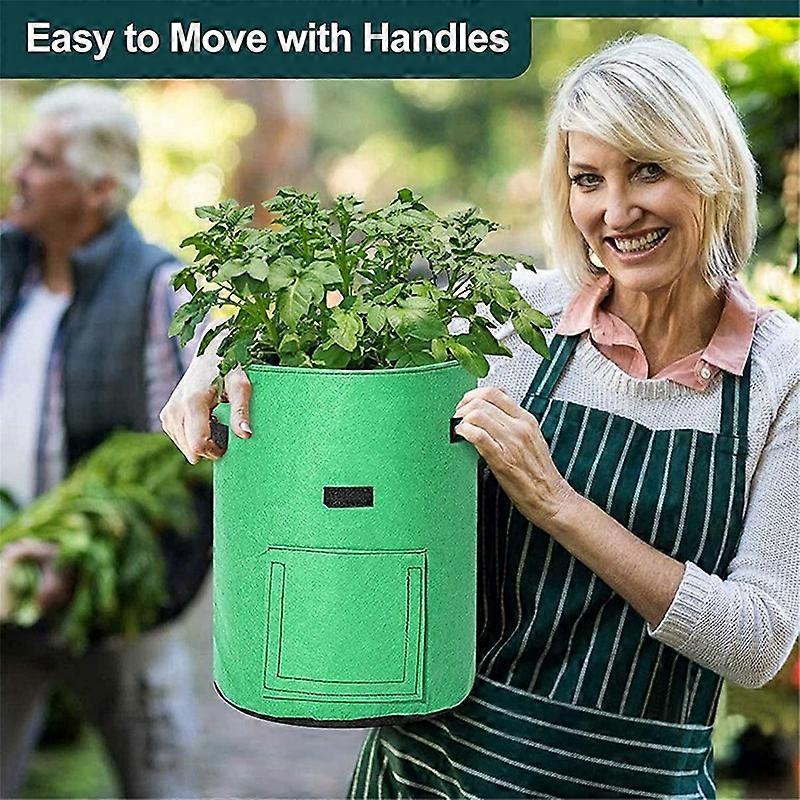 Potato Plant Growing Kits Bags , 2 Pack 10 Gallon Potato ing Bags ...