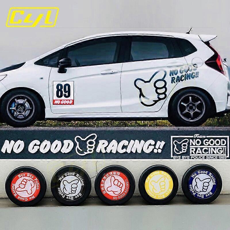 JDM No Good Racing logo Universal Car Steering Wheel Horn Button Horn ...