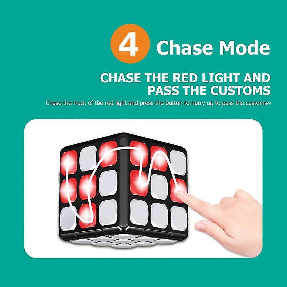 Electronic Cube Music Flashing Fingers Cube Handheld Game Toy | Fruugo AU