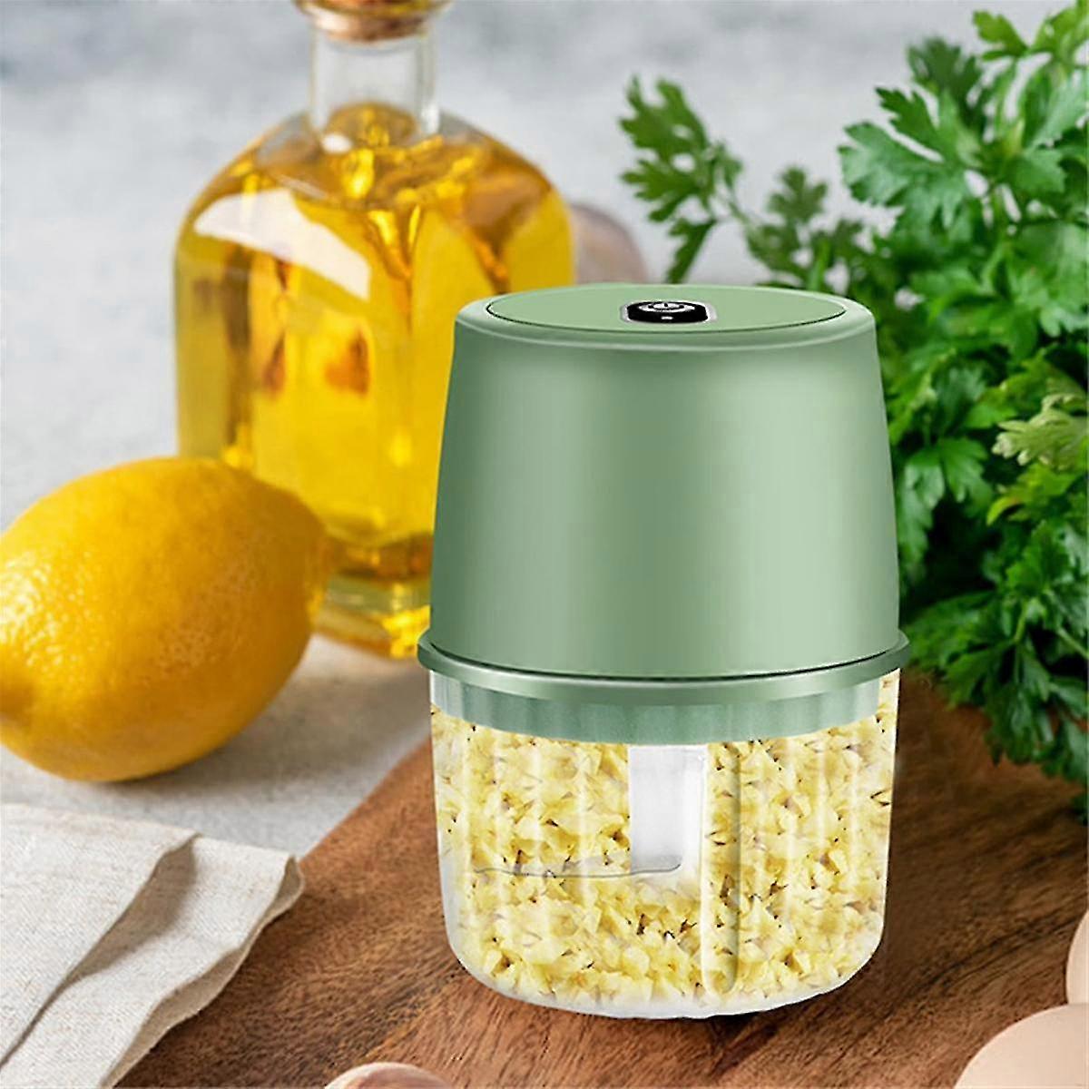 Usb Electric Garlic Chopper 250ml Portable Wireless Food Chopper, Small ...