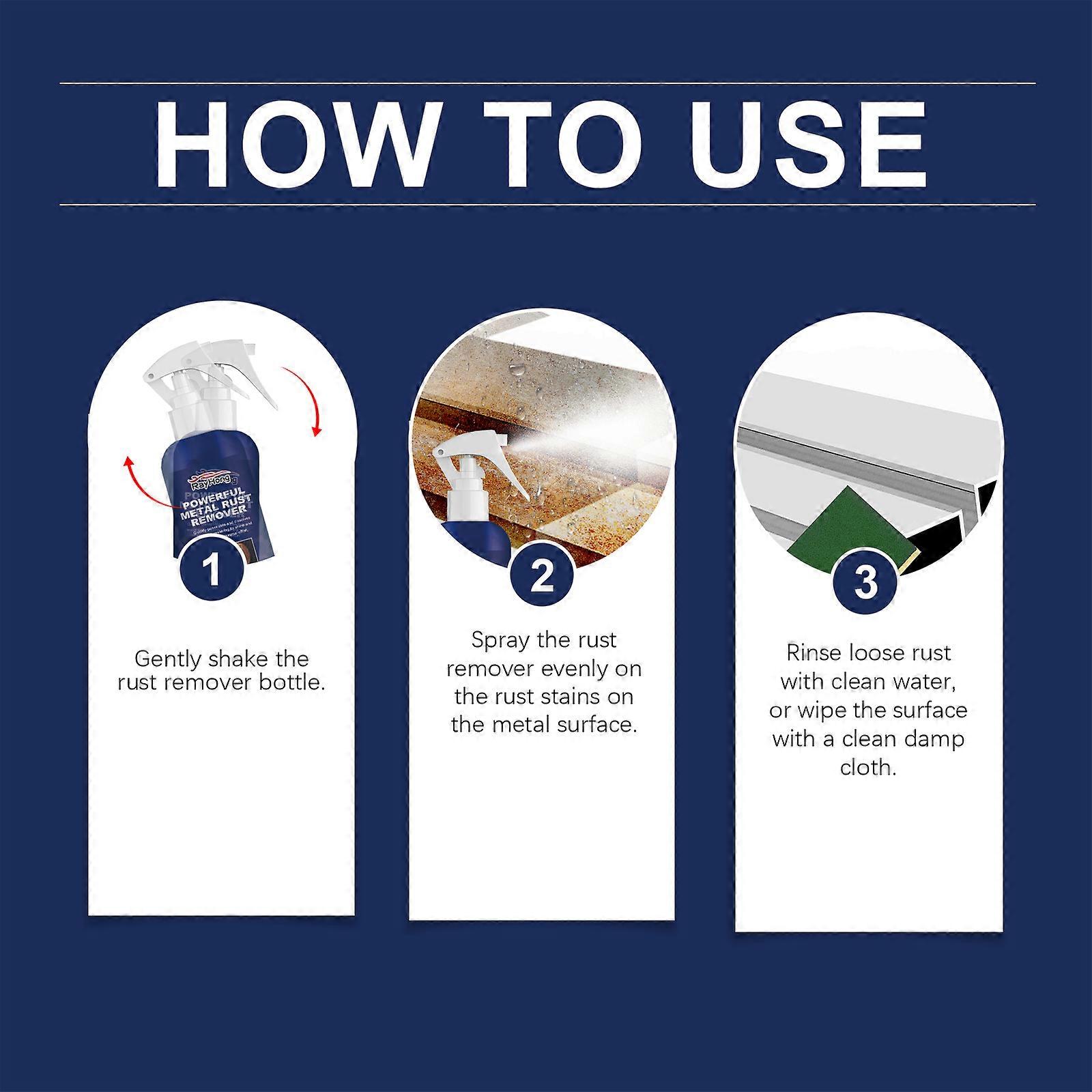 Metal Rust Remover, Vehicle Cleaning Paint Tire Rust Remover And Rust ...