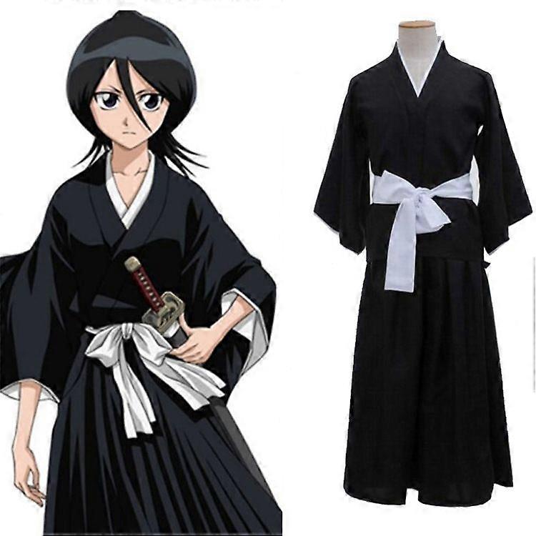 BLEACH Kuchiki Rukia Cosplay Costume Fancy Dress Anime Kimono Set For ...