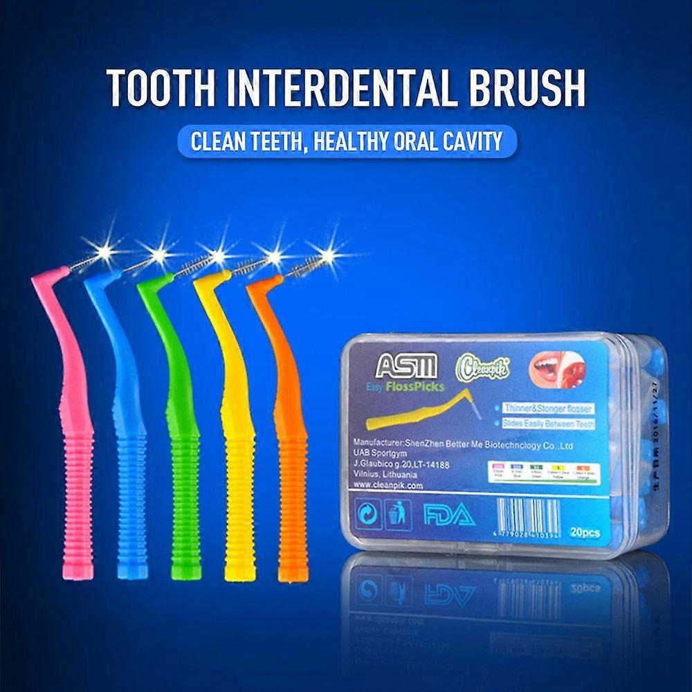 Interdental Brush Curved Interdental Brush Cleaning Tooth Socket ...