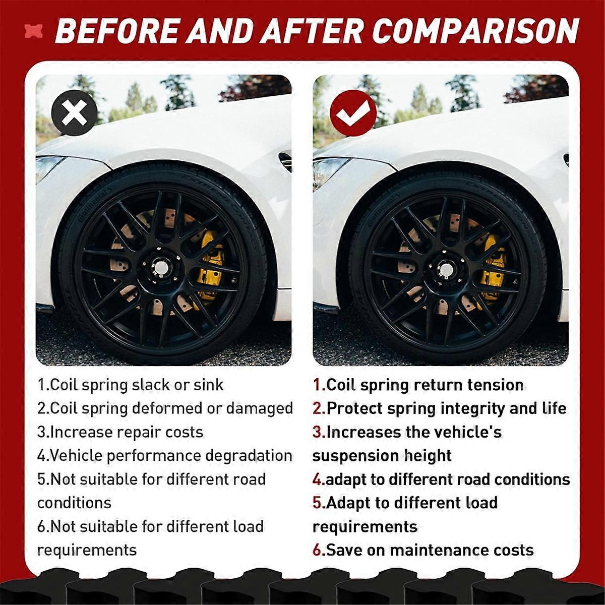 8pcs Coil Spring Spacer Kit - Premium Coil Spring Lift Spacers | Fruugo UK