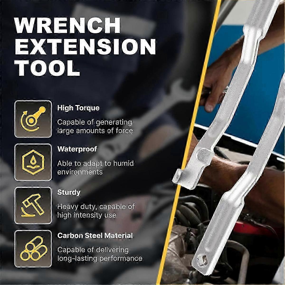 Wrench Extender Extension Torque Amplifier Tool for , Mechanics or ...