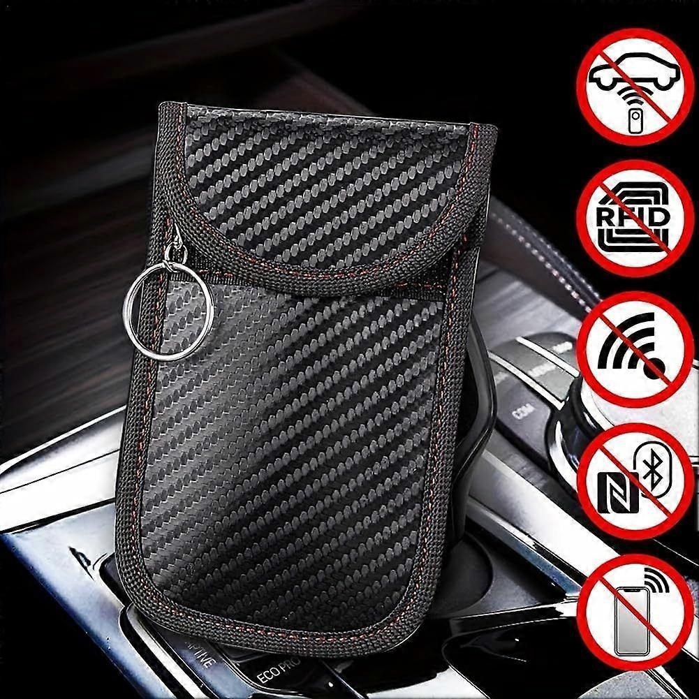 2 x Pcs Faraday Bag Pouch for car Keys Anti-Theft Remote Entry Keyless ...