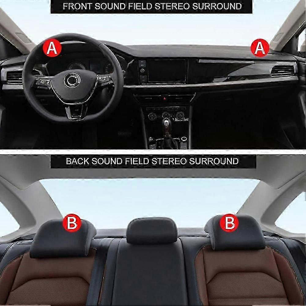 2pcs 12v Car Tweeter Universal High Efficiency Loudspeaker 4ohm 92db ...