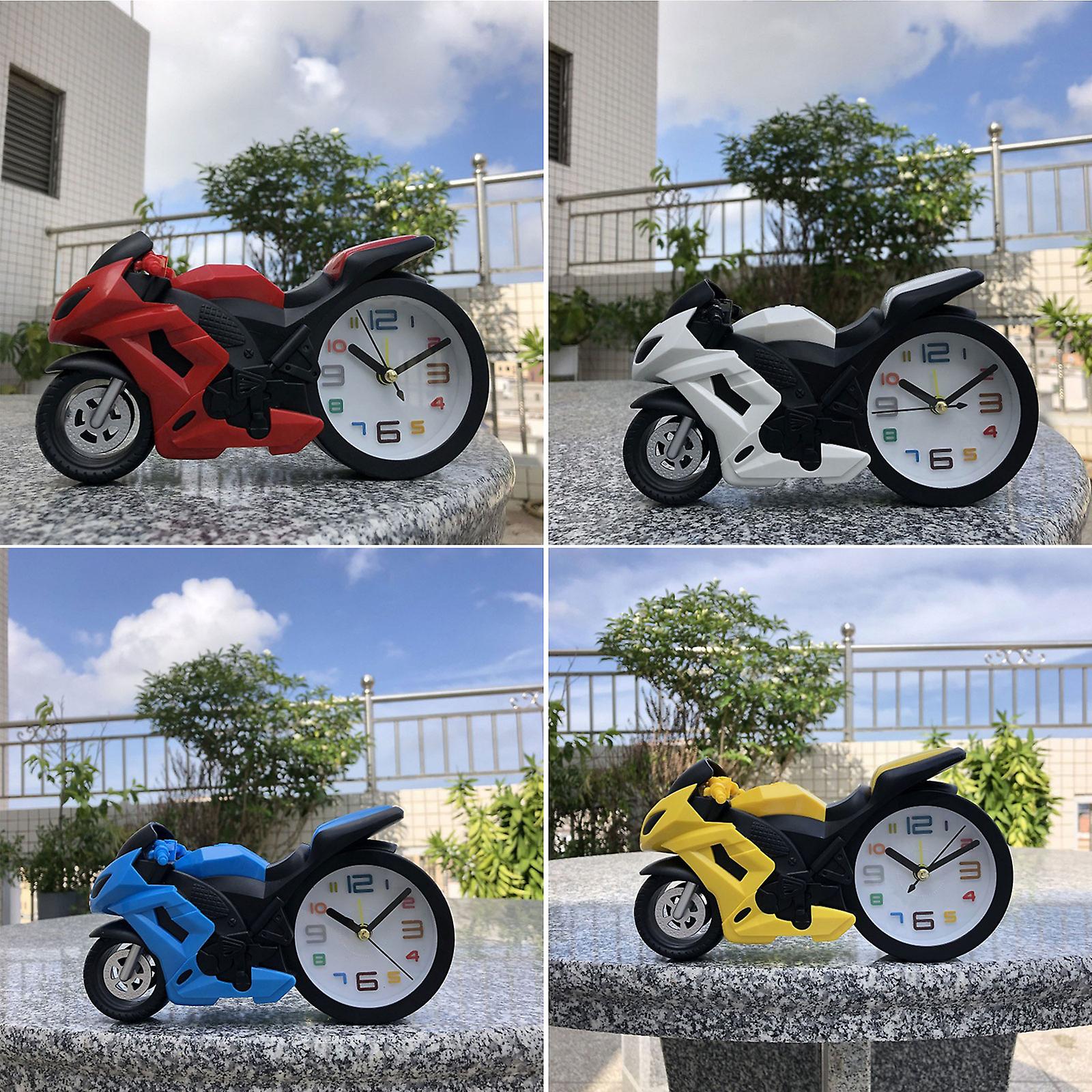 For Creative Motorcycle Shape Quartz Clock Alarm Clocks Timekeeper ...