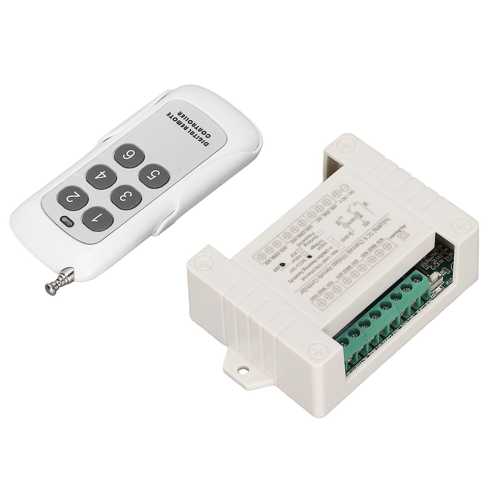 Motor Remote Control Switch 12V 24V 6 CH Relay Forward and Reverse ...