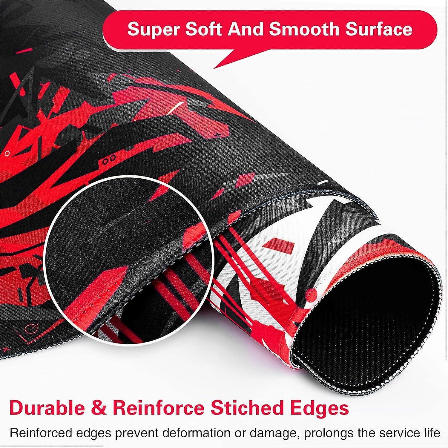 Gaming Mouse Pad, Extended Mouse Pad 800 x 400 mm,Computer Keyboard ...