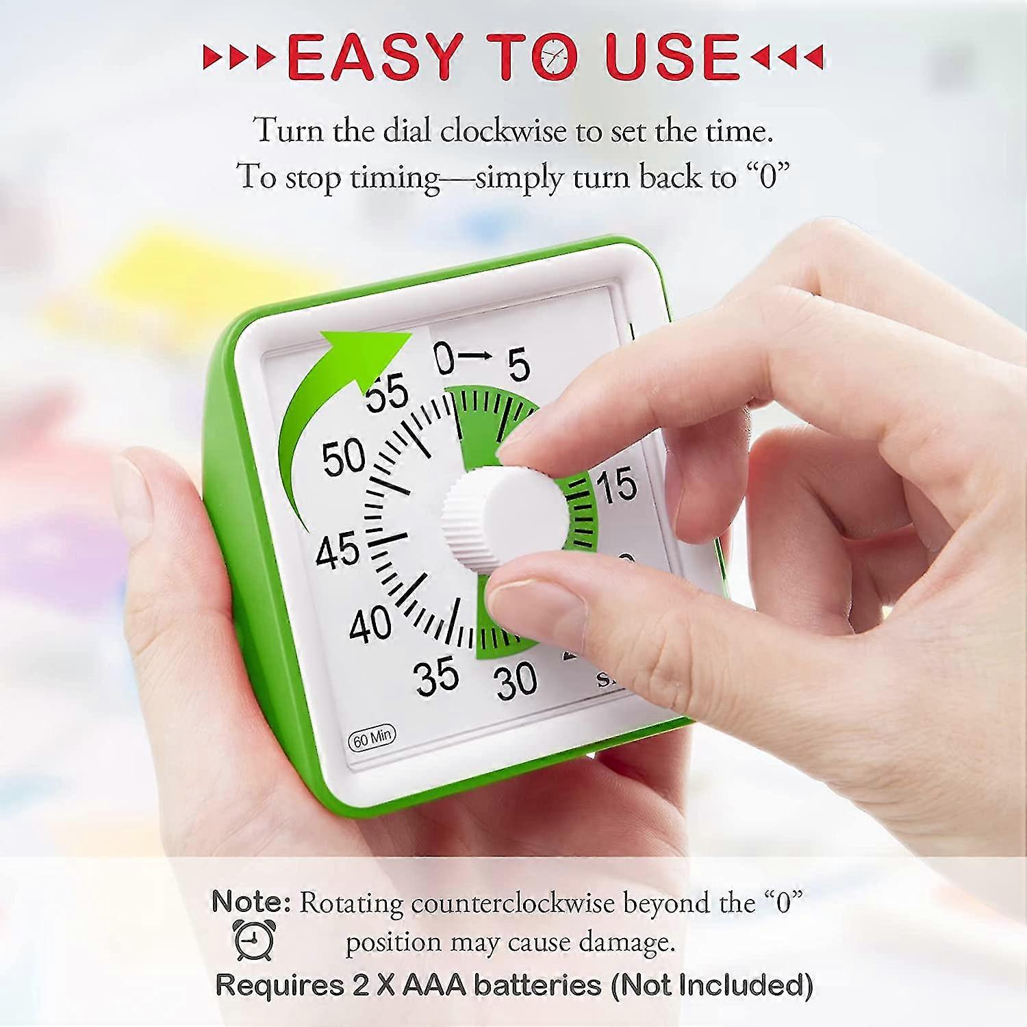 60-minute Visual Timer, Classroom Classroom Timer, Countdown Timer For ...