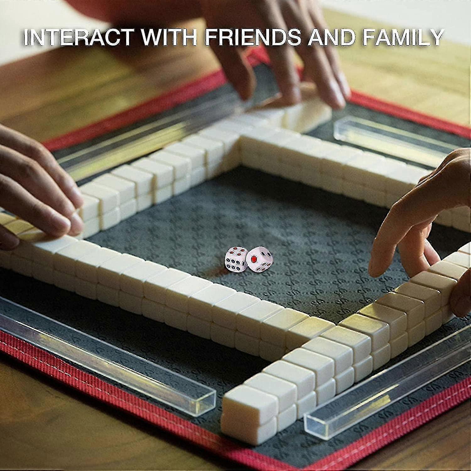 Mahjong Game Board Set - Mahjong Tiles Mini Size,travel Mah Jong Set ...