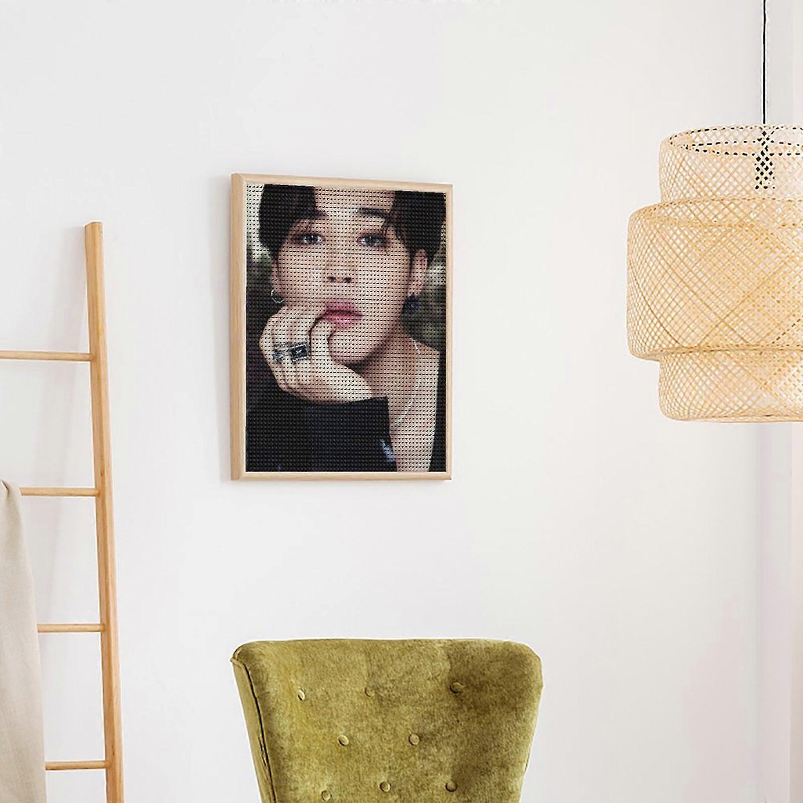 BTS Jimin (106) Diamond Art Gem Art Painting Full Drill Round Art Gem ...