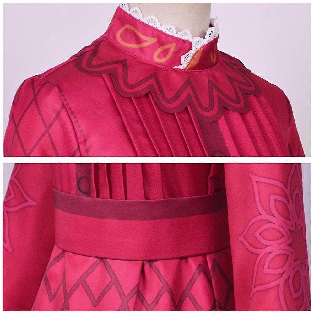 Abuela Alma Cosplay Mirabel's Grandma Costume for Women Red Dress ...