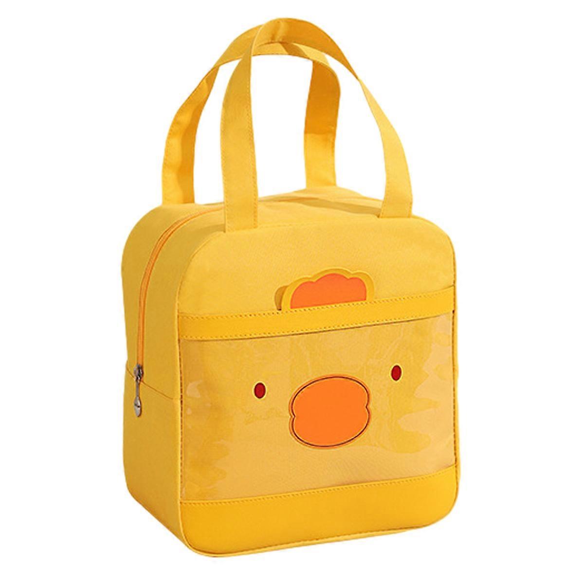 3D Cute Duck Lunch Bag Large Bento Box Container Insulated Reusable ...