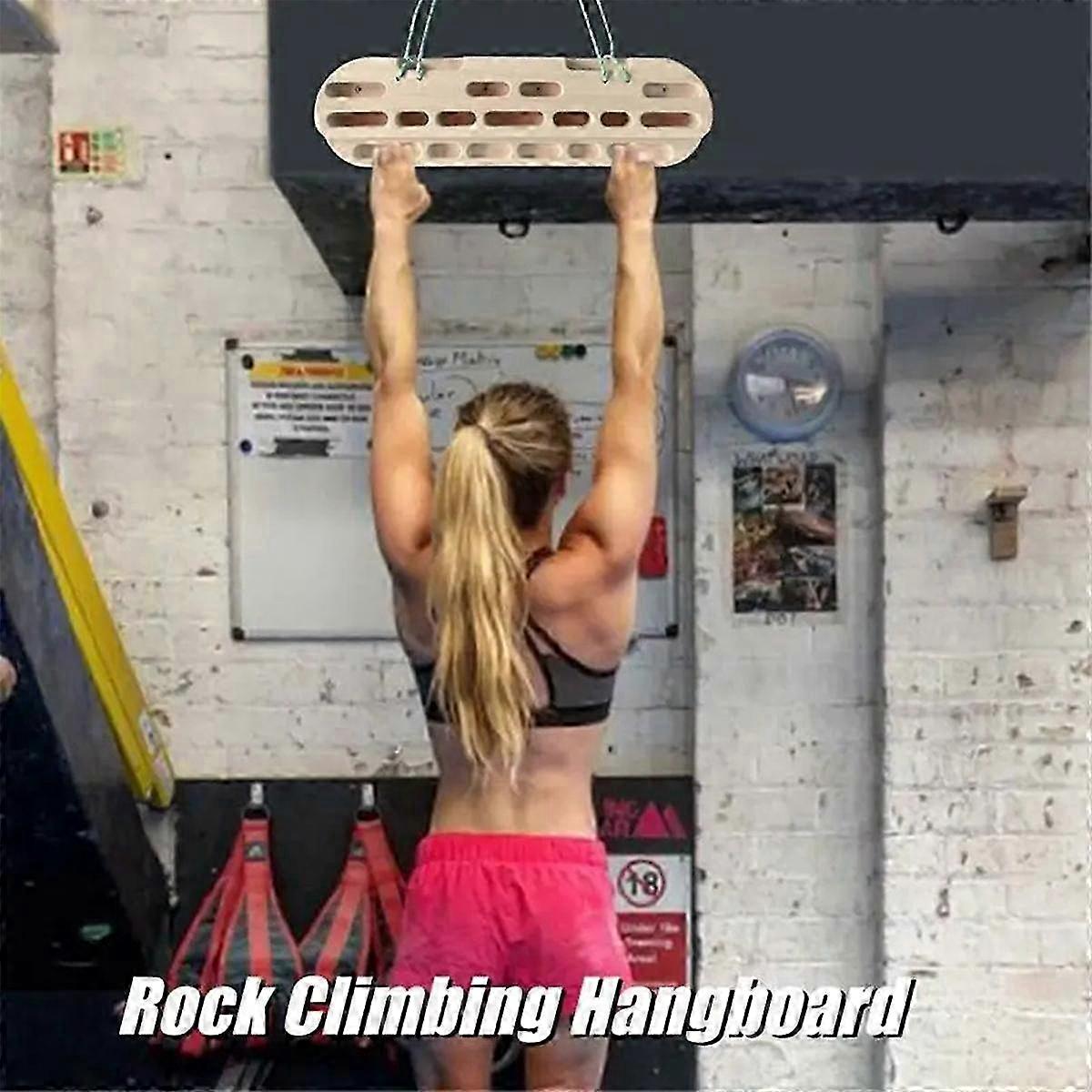 Climbing Fingerboard Strength Rock Board Portable Pull-up Rock Climbing ...