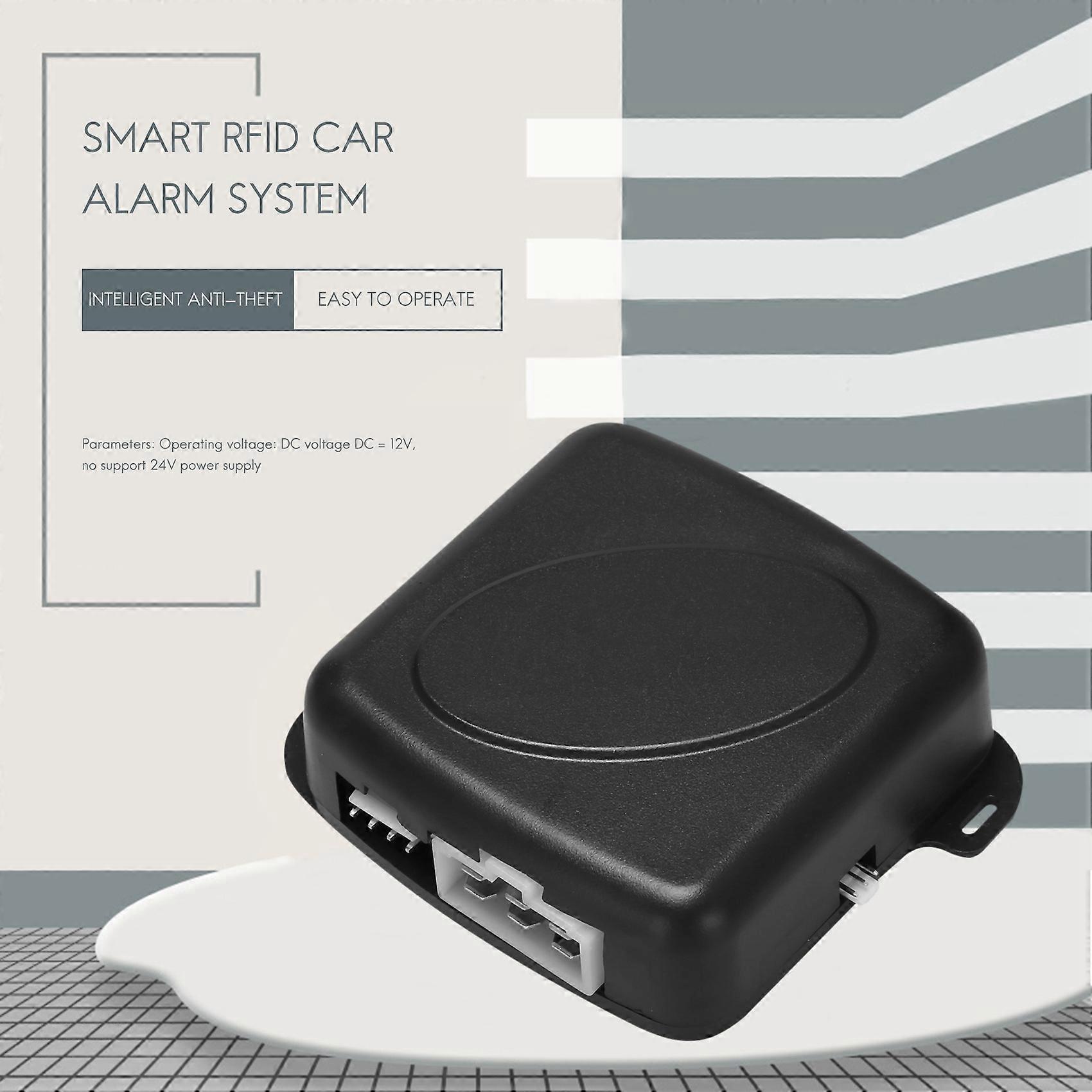 Smart RFID Car Alarm System Push Engine Start Stop Button Lock Ignition ...