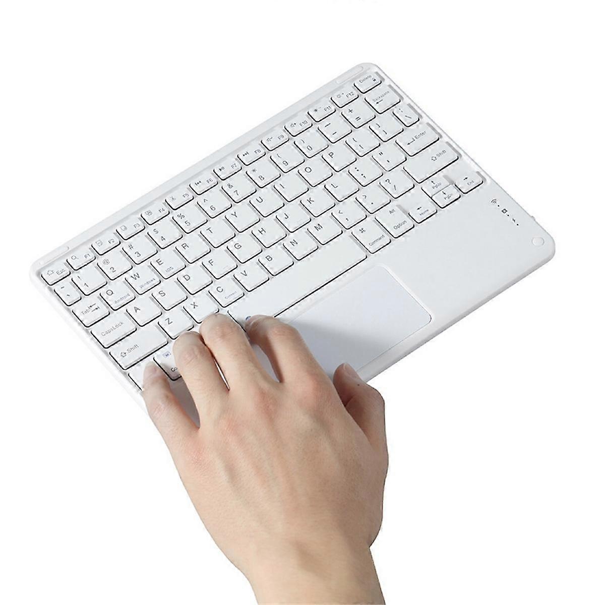 Touchpad Wireless Keyboard Bluetooth Keyboard for PC Tablet Gaming ...