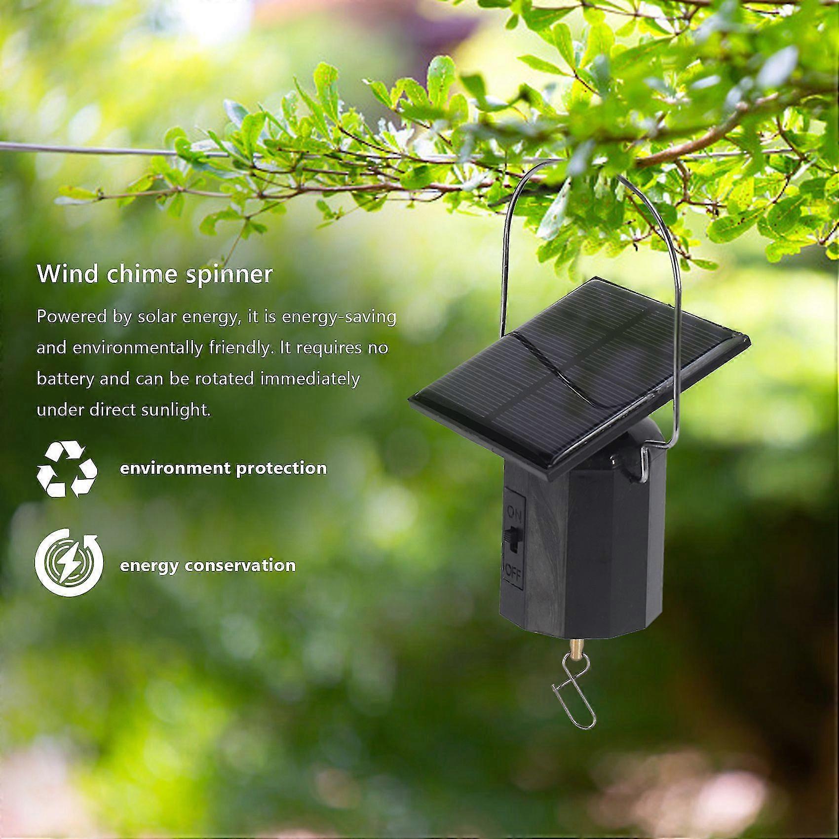 Wind Spinner Motor Solar Hanging Display Motor Rotating Solar Energy ...