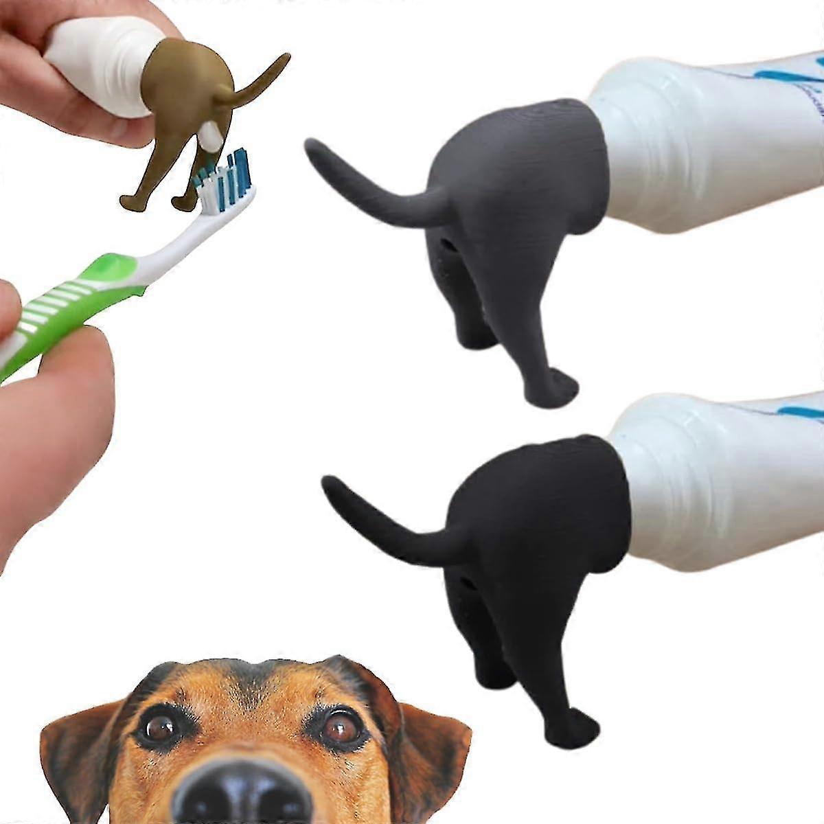 Pooping Dog Butt Toothpaste Topper, Pooping Toothpaste Cap, Baby ...