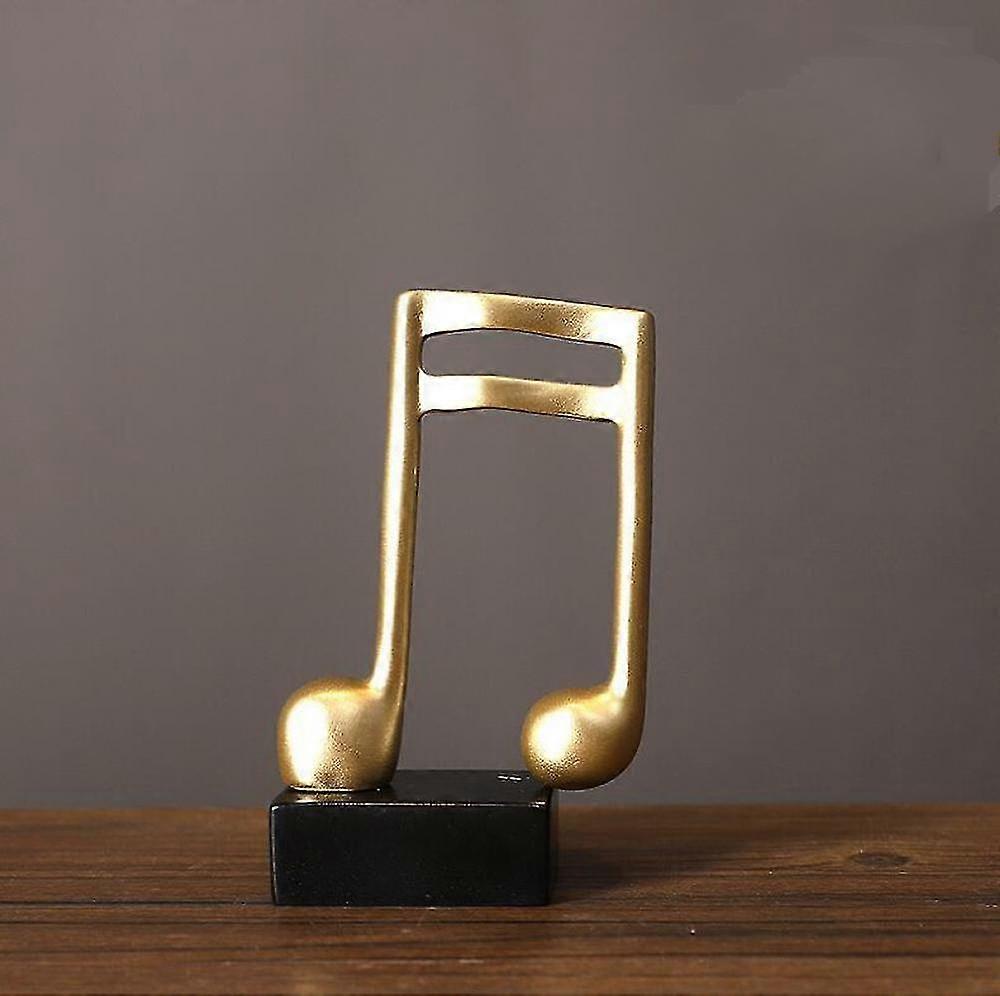 Mike Musiccal Note Statues, Gold Music Note Ornaments, Music Note ...