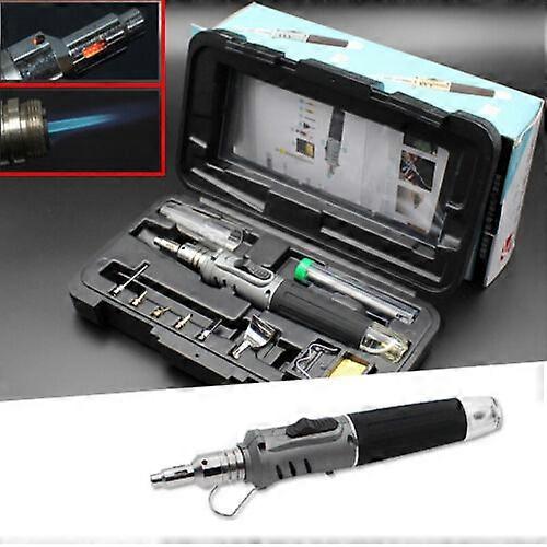 Home Cordless Auto Ignition Butane Gas Soldering Iron Kit Self Ignite ...