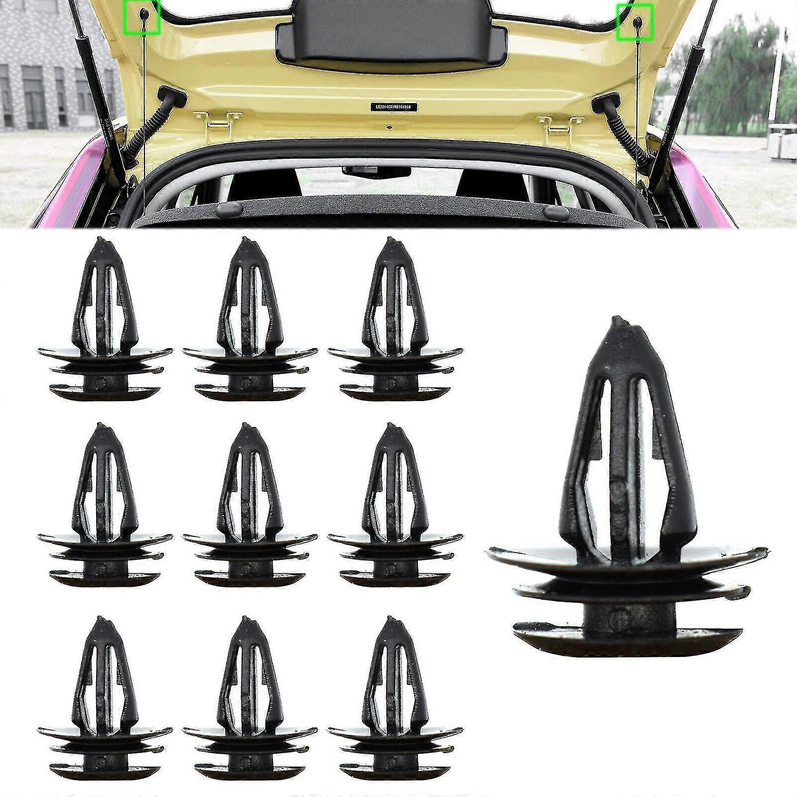 10pcs/set Car Rear Boot Load Cover Parcel Shelf String Cord Clips ...