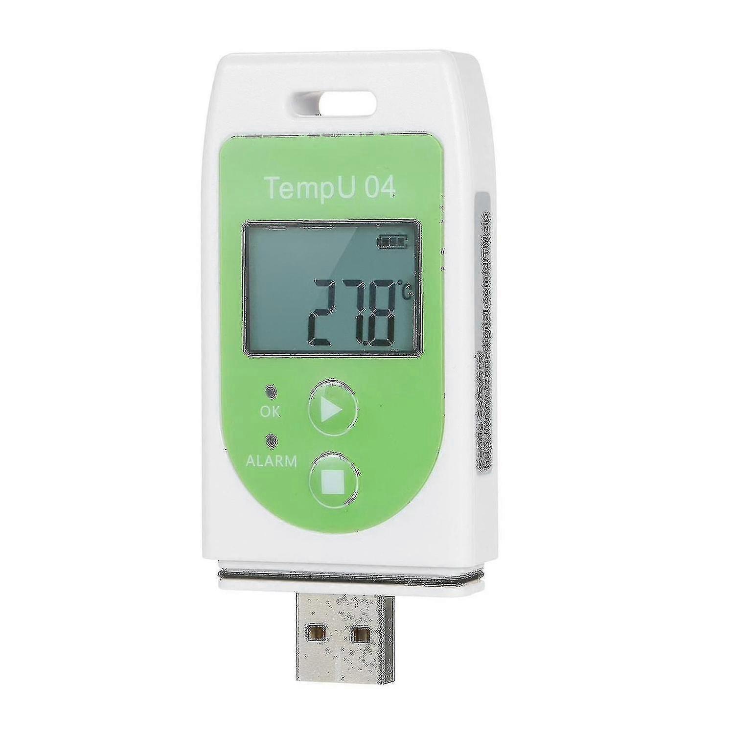 Data Logger Multi-use Usb Temperature Datalogger Reusable Temp Recorder With 32,000 Record ...