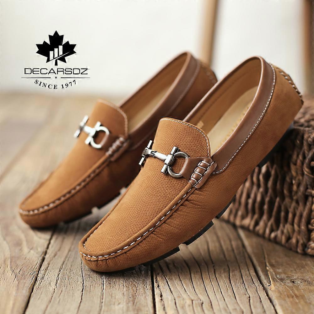 Men Shoes 2023 New Spring Loafers Shoes Man High Quality Flock Suede ...