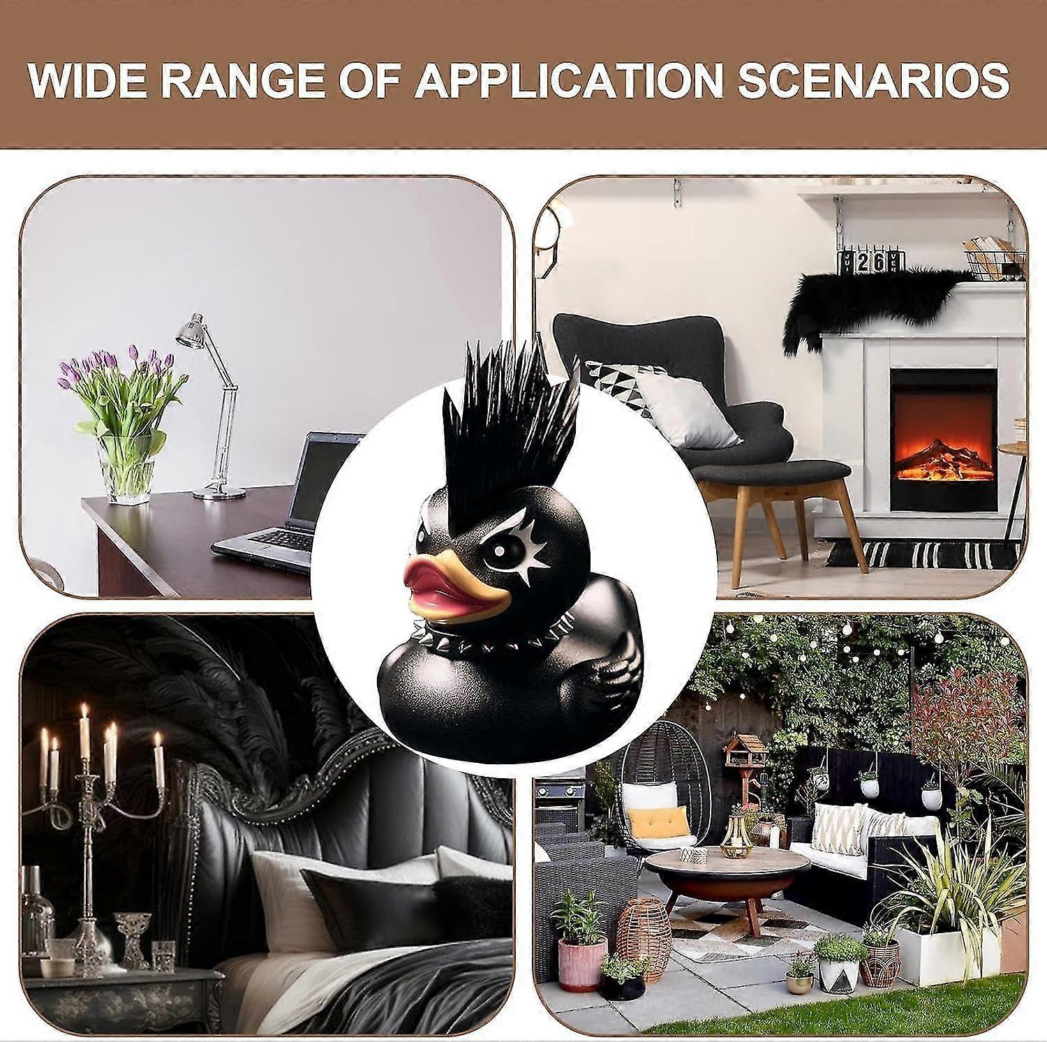 Duckieville Duck, Duckieville Duck Statue, Satan Ducks Gothic Punk ...