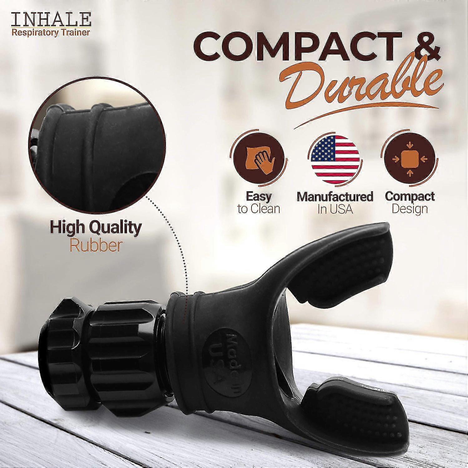 Respiratory Trainer Compact Lung Exercise Device with Pure Silicone ...