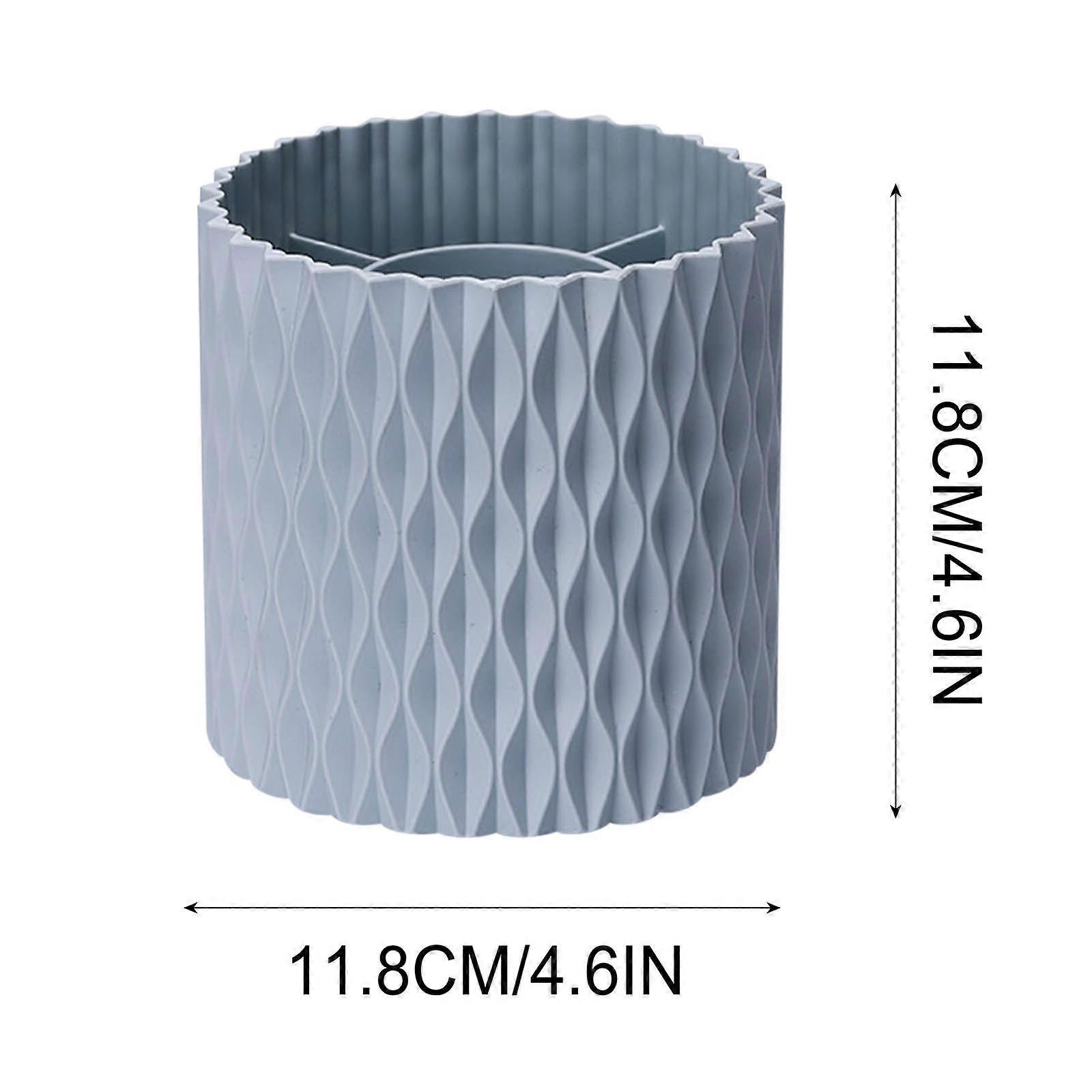 Storage Boxes 360 Rotary Large Capacity Cosmetic Brush Bucket Portable ...