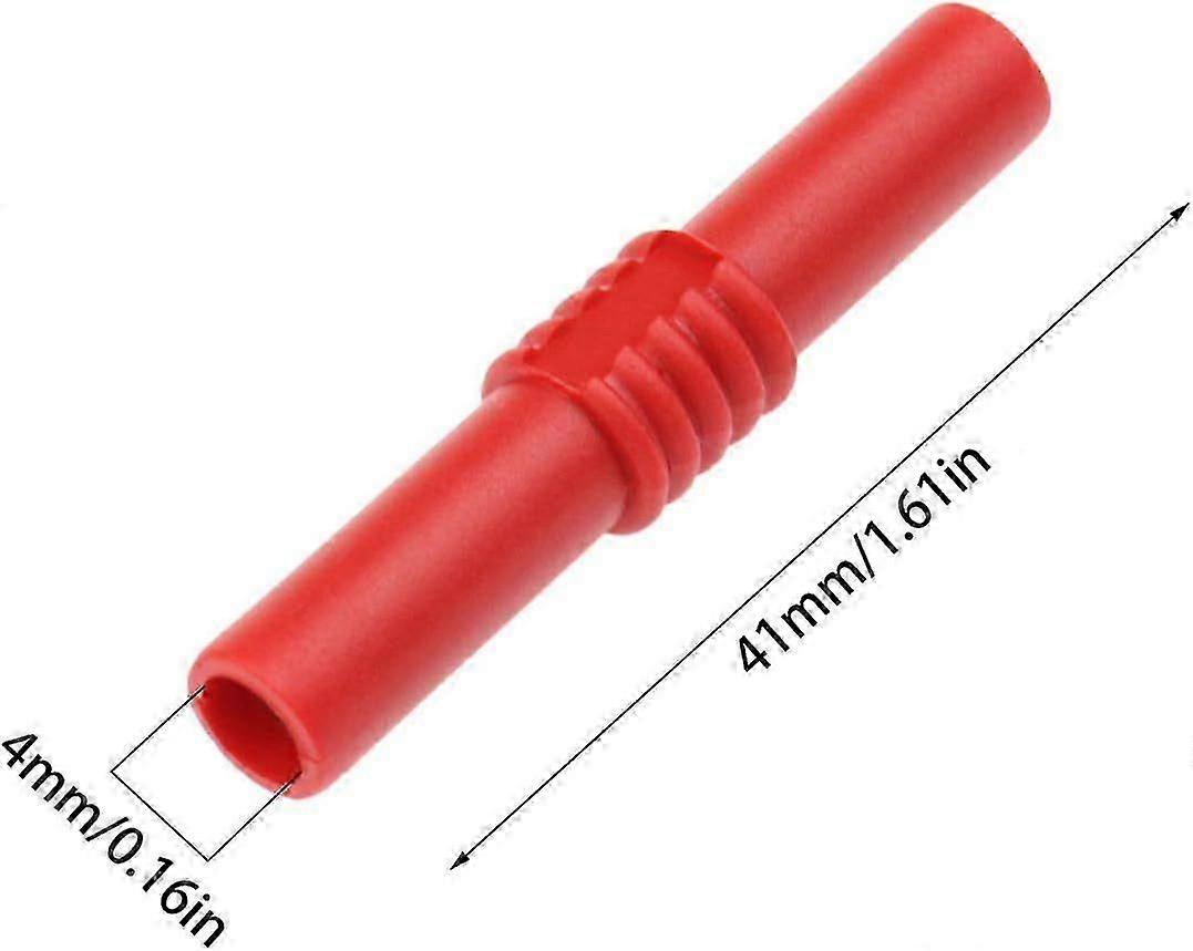 10Pcs Insulated Banana Plug Female to Female 4mm Banana Jack Coupler ...