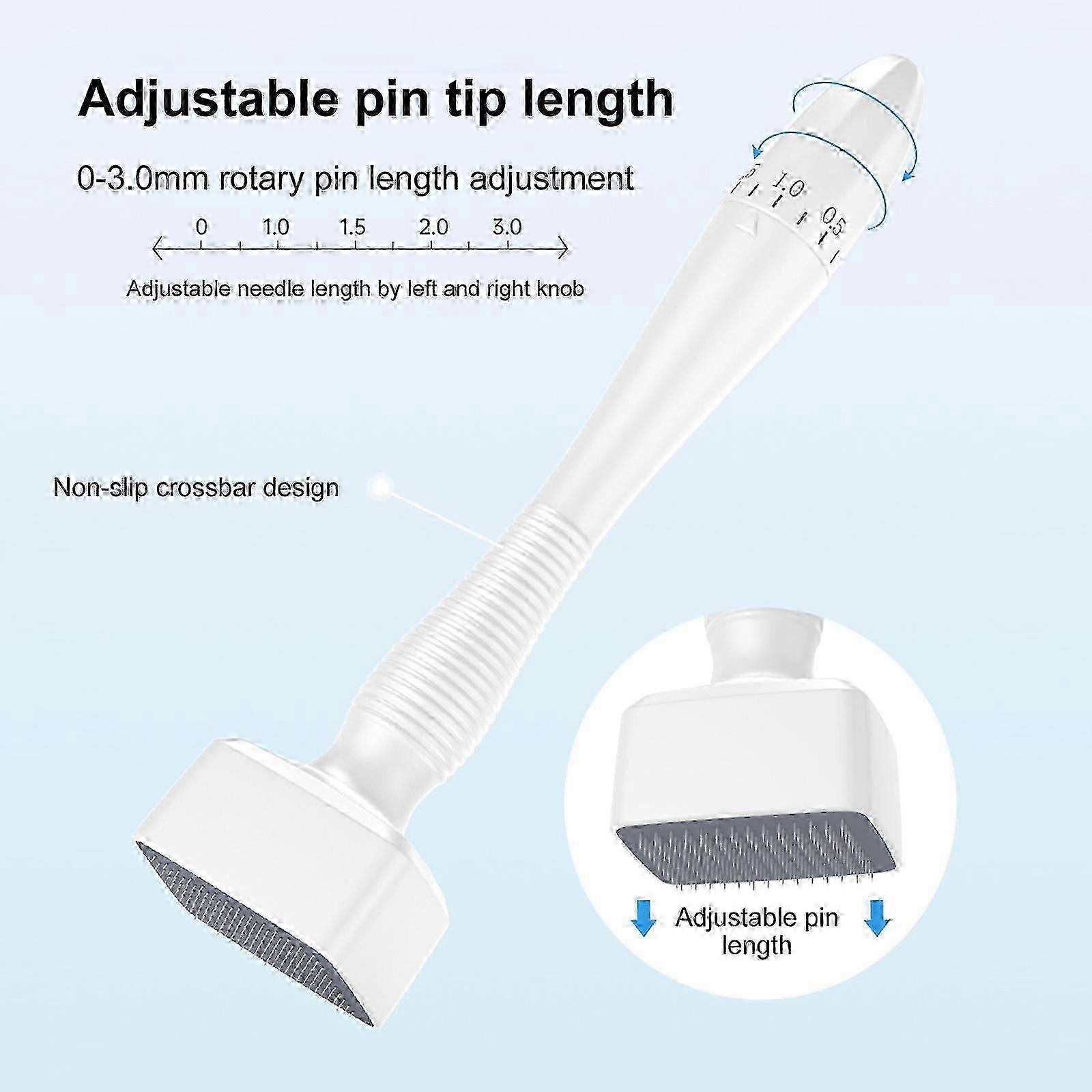 Einstellbares Micro-Needling Derma Stamp Roller Hautpflegewerkzeug für ...