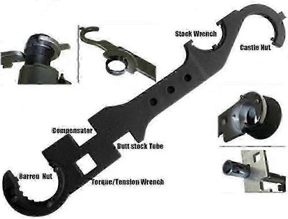 Ar-15/m4 Steel Armor Wrench For Ar-15/m16/ar15/m4 Combo Wrench Removal ...