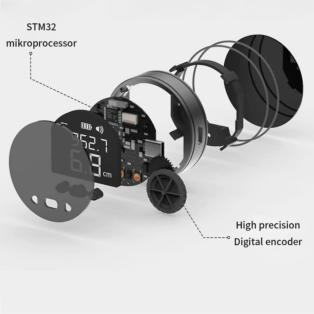 Electronic Digital Ruler, Electronic Tape Measure with Large LCD ...