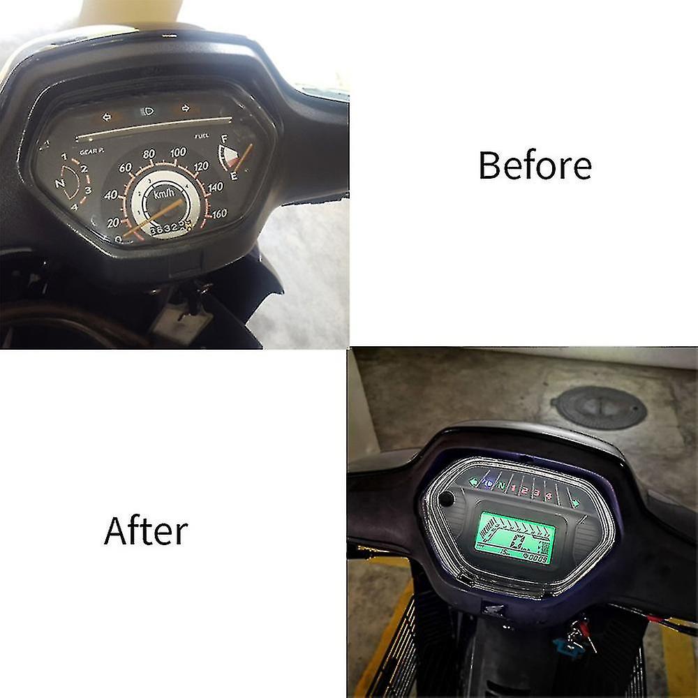 Pnp Digital Meter Alpha Odometer Tachometer For Wave 100 Old/ex5 Class ...