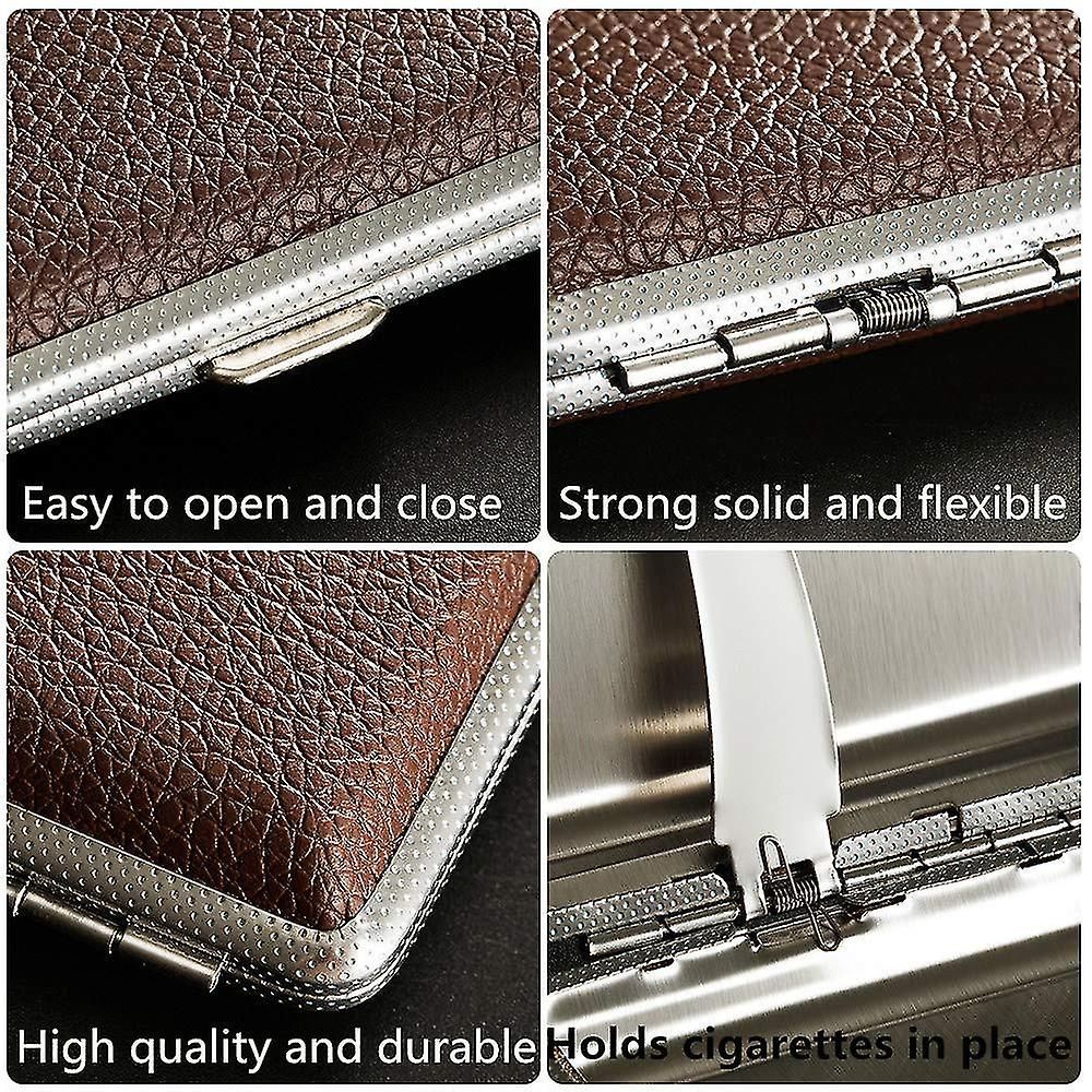 Cigarette Case For Men Holds 20 Cigarettes Case Box Vintage Hard Metal ...