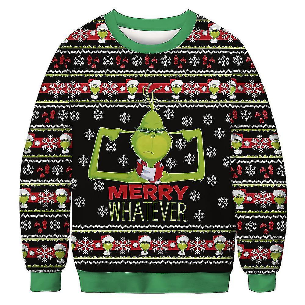 Funny 3d Print Sweater Men Women Ugly Christmas Sweaters Jumpers Tops ...