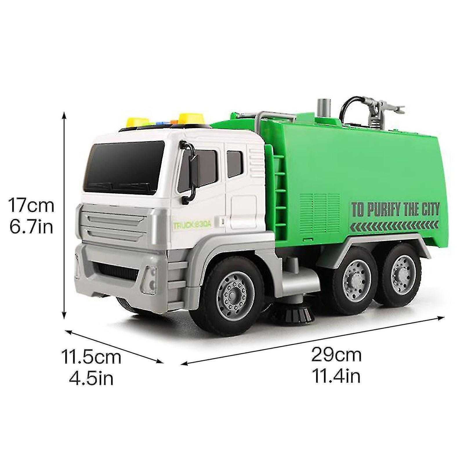 Toys Garbage Truck Friction-powered - Large Size Truck For Learning ...