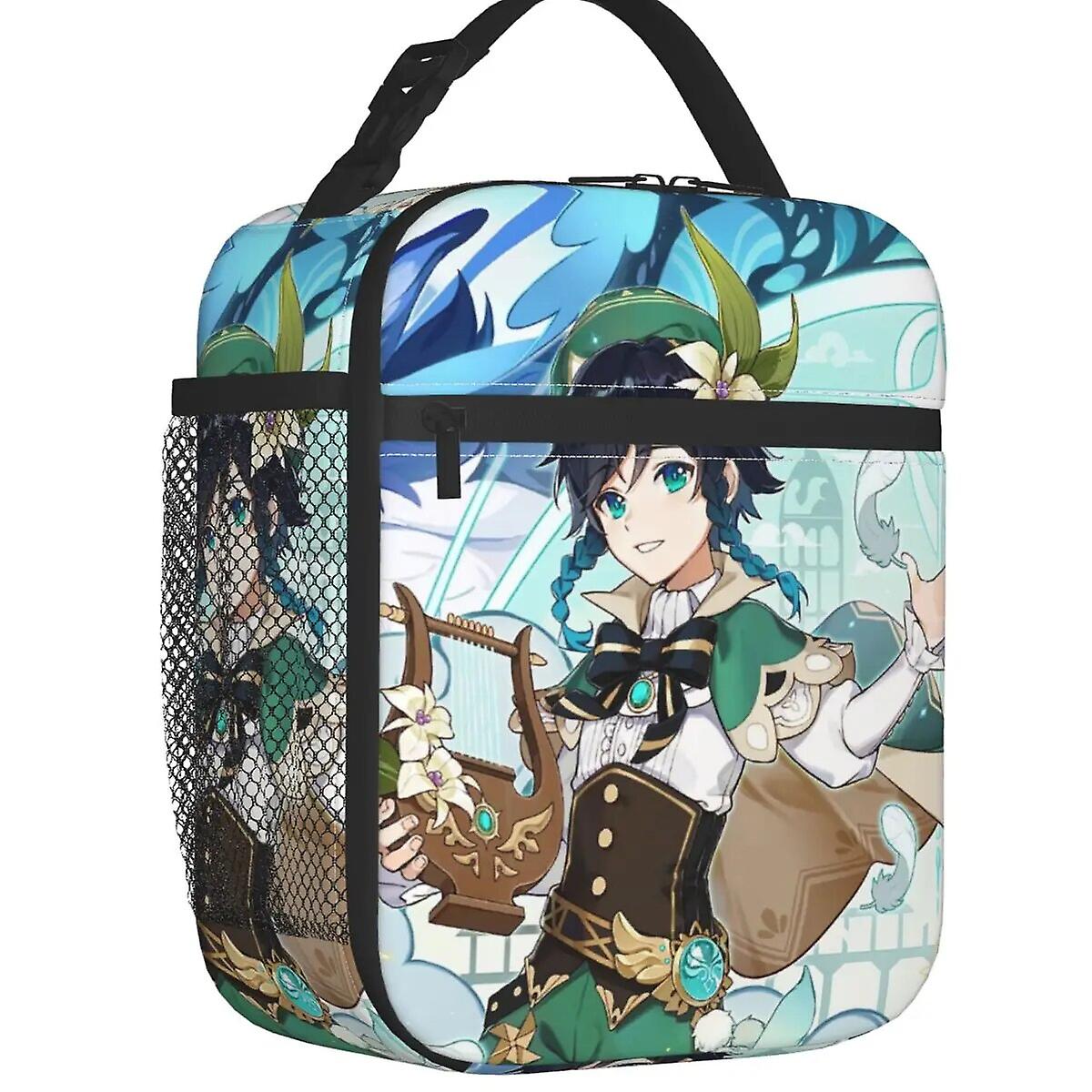 Genshin Impact Kaedehara Kazuha Maple Thermal Insulated Lunch Bags ...