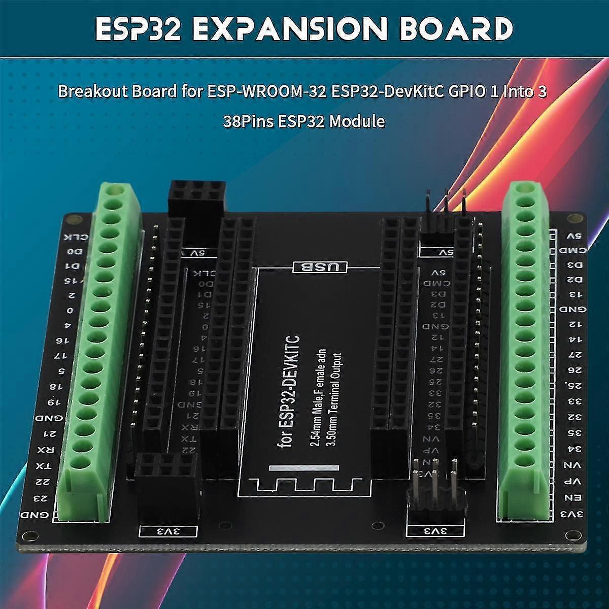 ESP32 Expanding Board Breakout Board compatible ESP-WROOM-32 ESP32 ...
