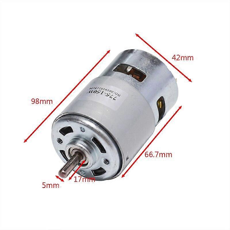 775 Motor DC 12V 24V 80W 150W 288W DC motor Velký točivý moment Vysoký ...