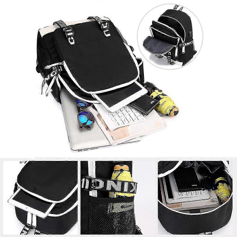 Marshmello Backpack Usb Rechargeable Backpack Large Capacity Student ...