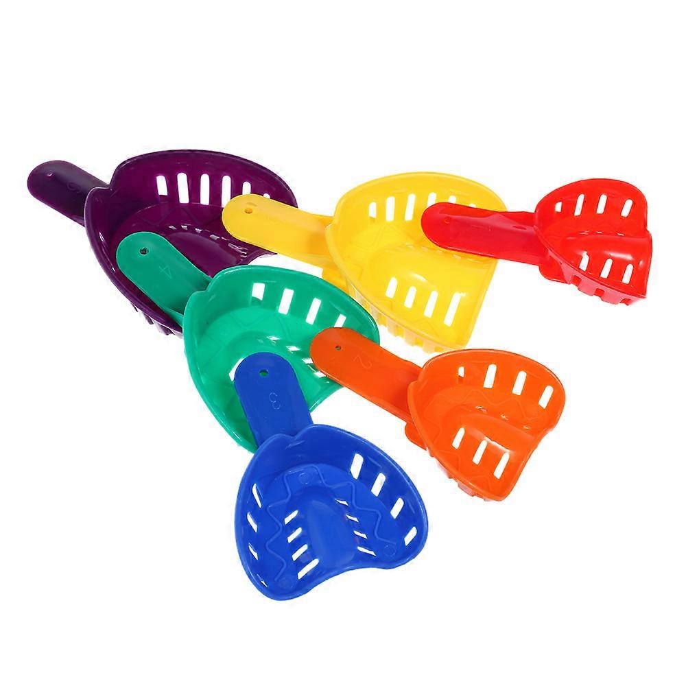 12Pcs Dental Impression Tray Plastic U Shape Teeth Holder Autoclavable ...