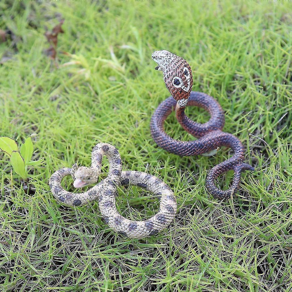 Realistic Snakes Simulation Snake Scary Gag Toy Fake Rattlesnake ...
