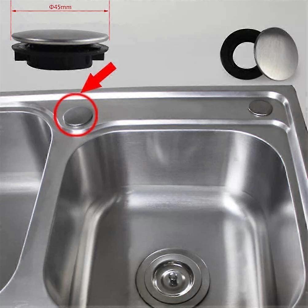 Sink Cover Sink Faucet Orifice Plug Cover Metal Plug, Pack Of 2 (31 ...